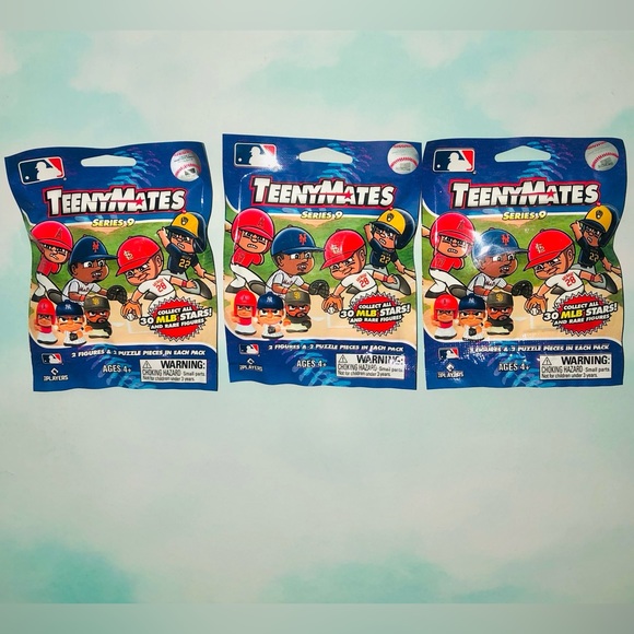 TeenyMates | Other | Teenymates 222 Mlb Series 9 Mini Blind Baseball 3 ...